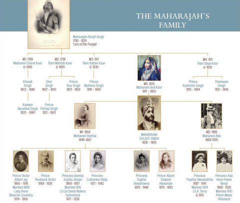 Family Tree | Maharajah Duleep singh